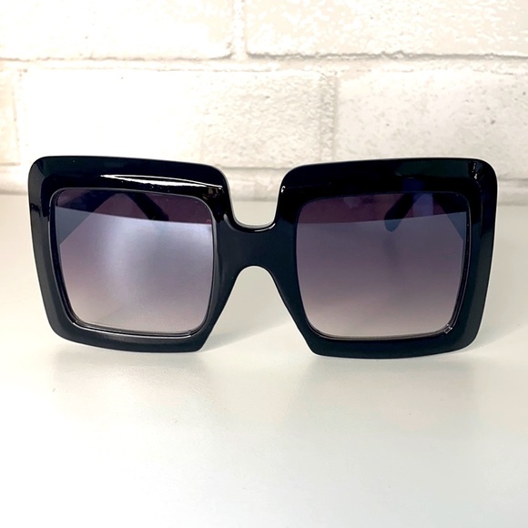 Accessories | Last Pair Square Sunnies Black | Poshmark